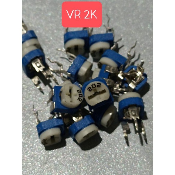 Jual Trimpot 2K OHM ( 202 ) Trimpot Trimmer 2K OHM 202 Variable ...