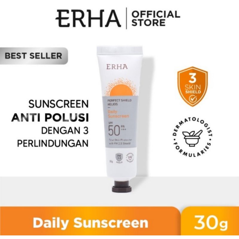 Jual ERHA Perfect Sheild Helios Daily Sunscreen SPF 50 / PA++ 30g ...