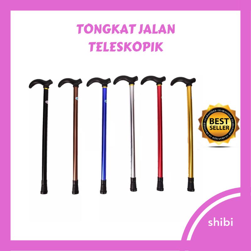 Jual TONGKAT JALAN LANSIA TELESKOPIK 1 KAKI DAN 4 KAKI | Shopee Indonesia