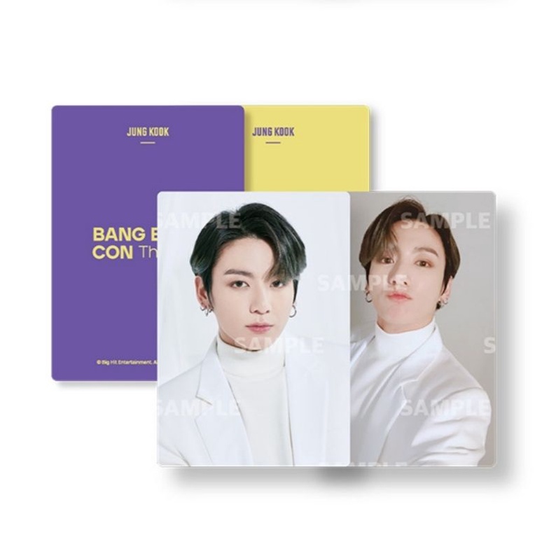 Jual BTS Jungkook Photo Card Holder Keyring BBC 'BANG BANG CON' JK Photocard PC Sealed Official ...
