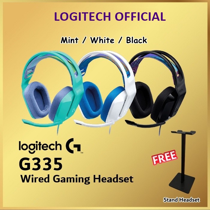 Jual Logitech G335 Wired Gaming Headset Headphone G 335 | Shopee Indonesia