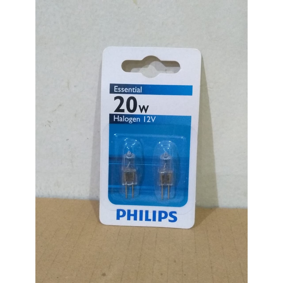 Jual Lampu Halogen Kacang 12V 20W Philips Essential Lampu Halogen isi 2 ...