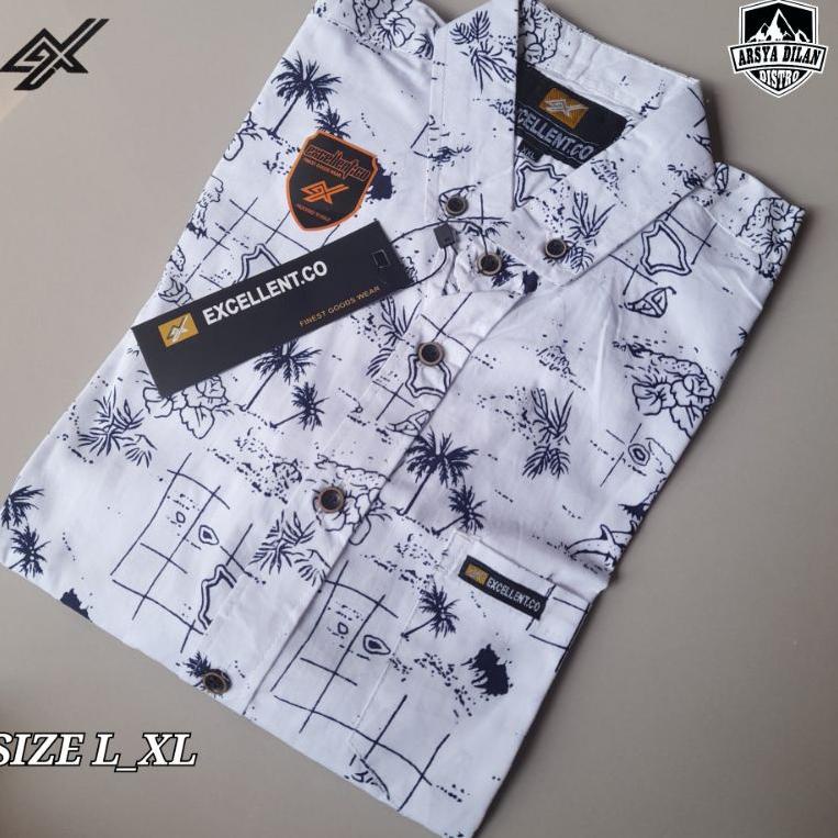 Jual "STG.01Jn22d" KEMEJA FULL PRINT KEMEJA PRIA LENGAN PENDEK MAGNETIC ...