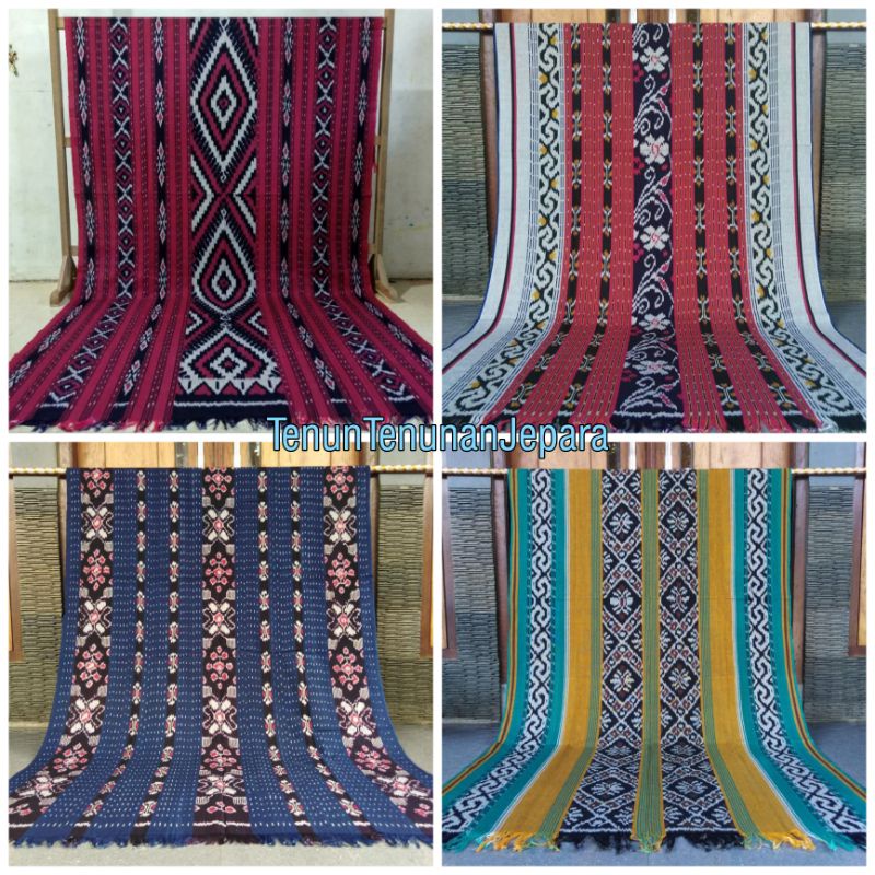 Jual 15 MOTIF KAIN TENUN IKAT BLANGKET ETNIK TROSO MOTIF TORAJA ...