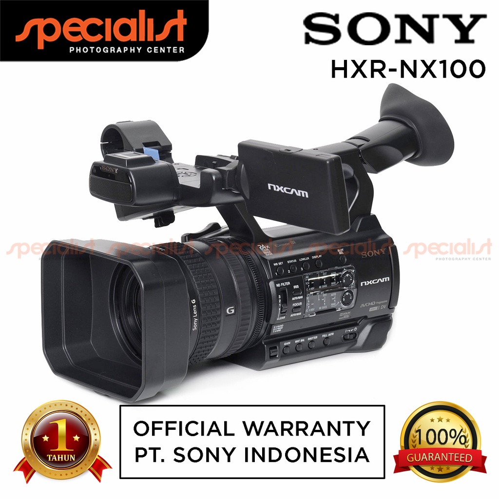 Jual Sony NX100 Professional Camcorder Garansi Resmi Sony Indonesia ...