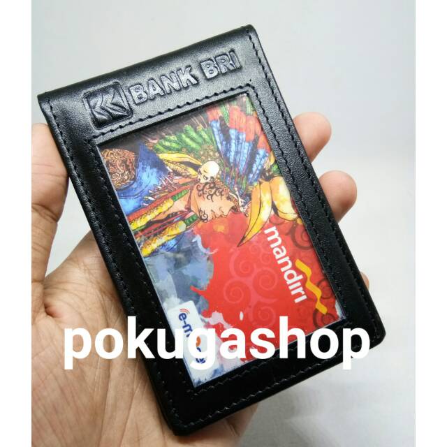 Jual Name tag kulit logo bri / id card logo bri / nametag kulit /id ...
