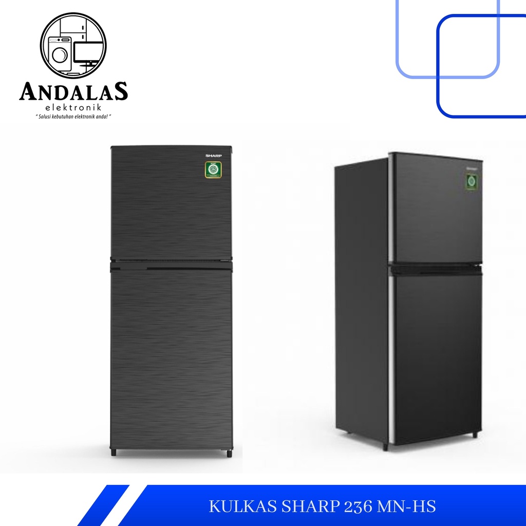 Jual KULKAS SHARP SJ 236 MN LEMARI ES 2 PINTU SJ236MN SJ 236MN 236MNHS ...
