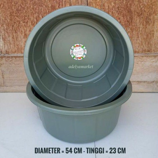 Jual Bak air besar 24 hijau / baskom air besar 24 | Shopee Indonesia