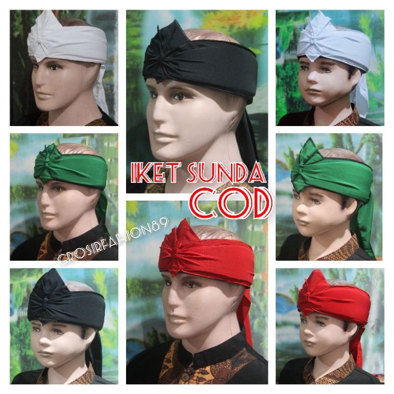 Jual iket kepla sunda jawa blangkon dewasa dan anak atas bolong min ...