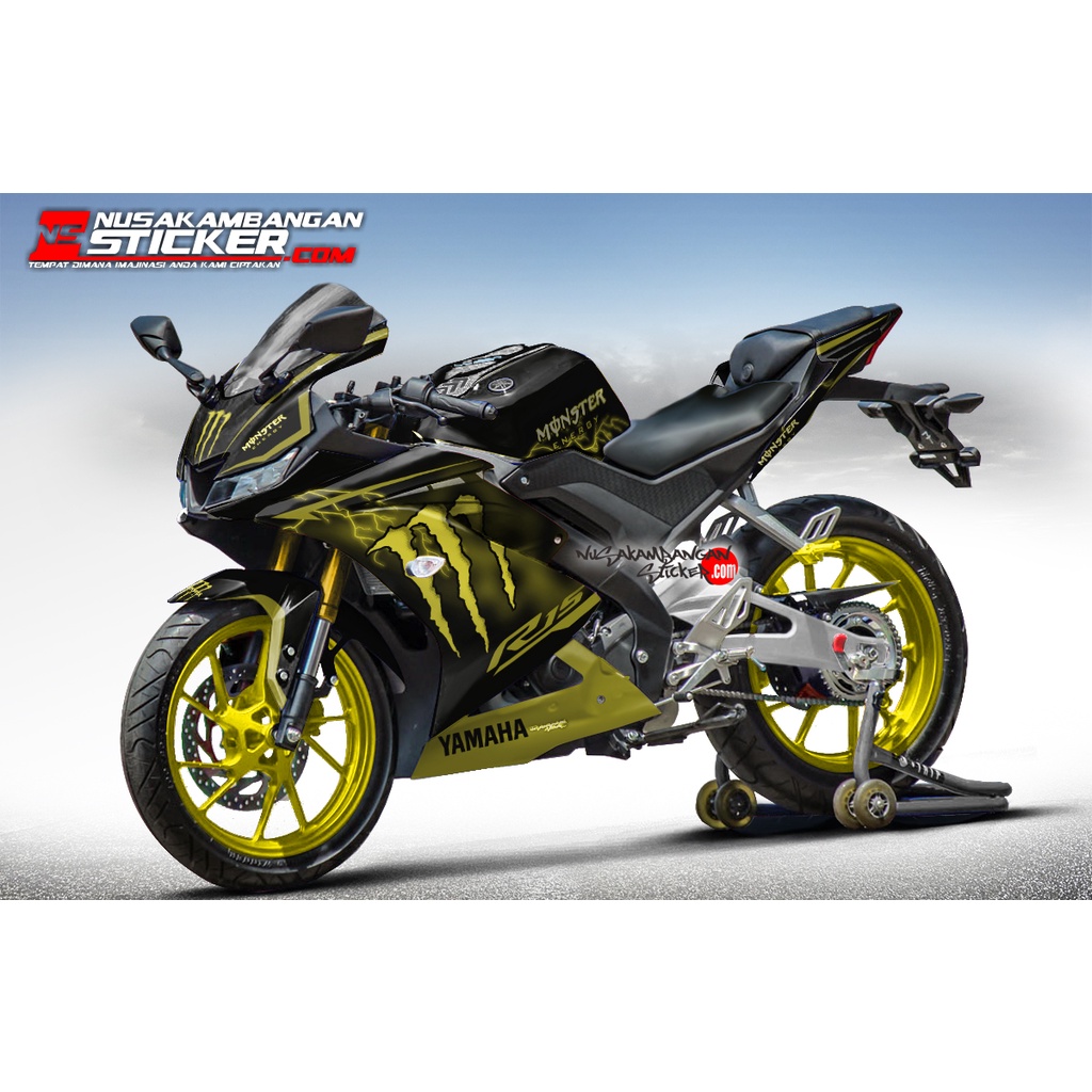 Jual Stiker R15 V3 - Livery Motogp Edition Kuning | Shopee Indonesia