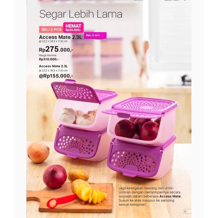 Jual Access Mate Tupperware | Shopee Indonesia