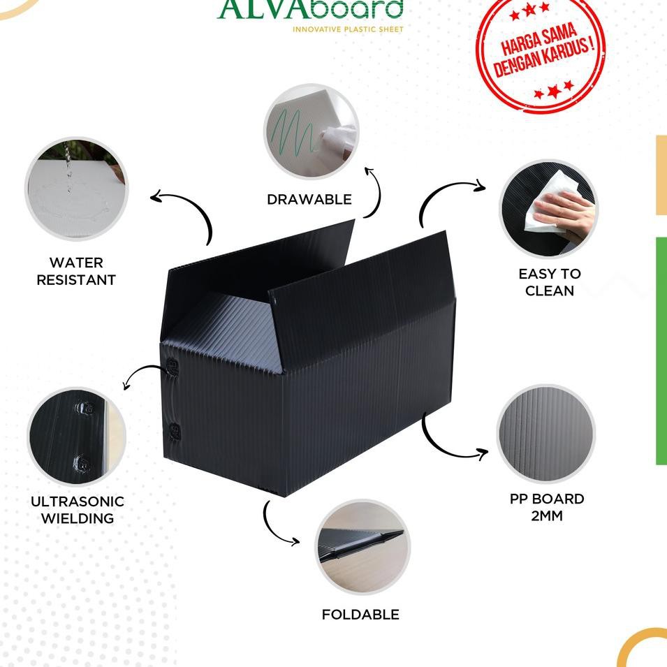 Jual BESTSELLER KARDUS PLASTIK ALVABOARD, KOTAK PENGIRIMAN, BOX ...