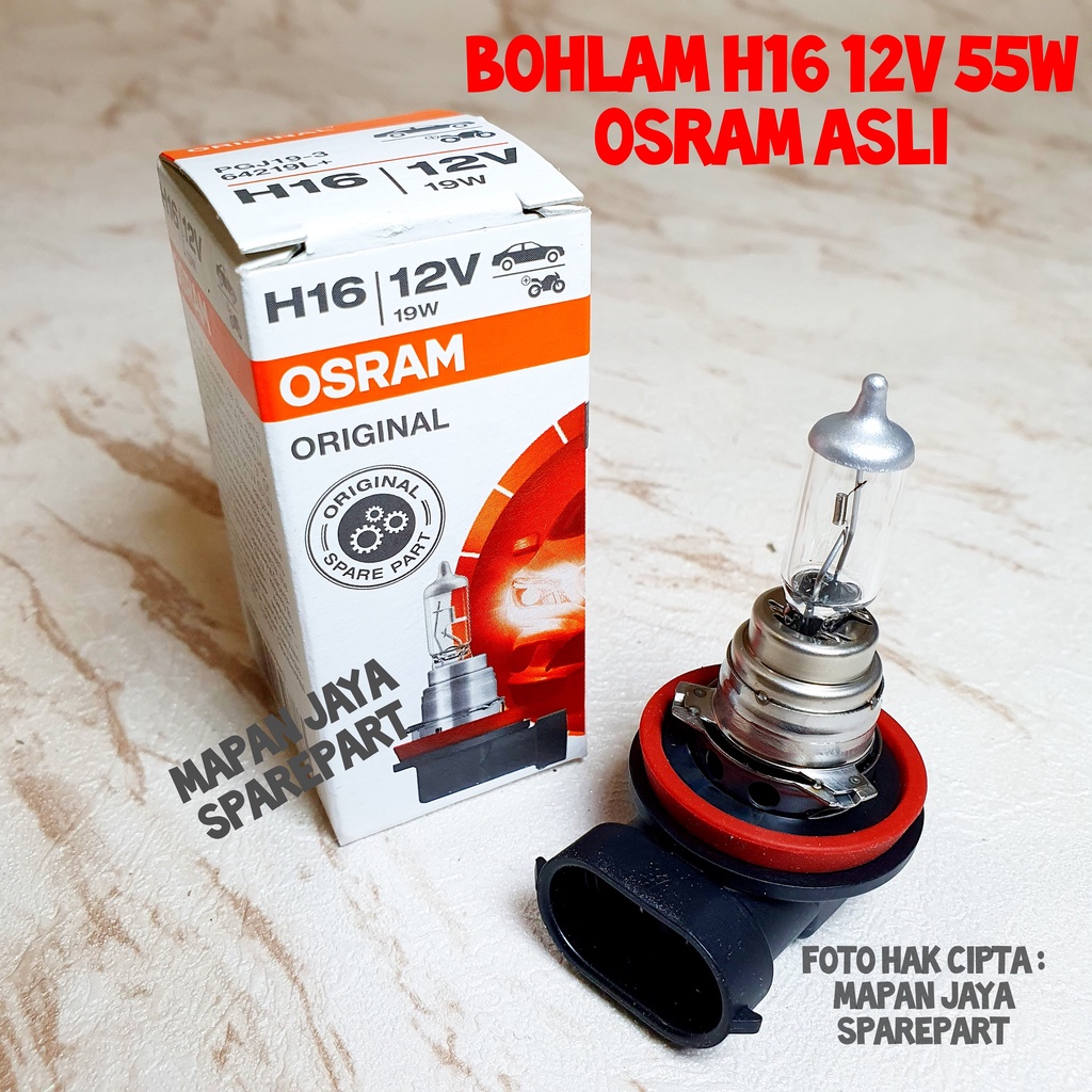Jual OSRAM BOHLAM H16 FOG LAMP KABUT AVANZA NEW AGYA AYLA CALYA SIGRA RUSH | Shopee Indonesia