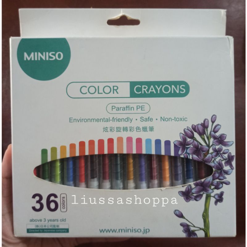 Jual Crayon Miniso - Crayons (36 colours) | Shopee Indonesia