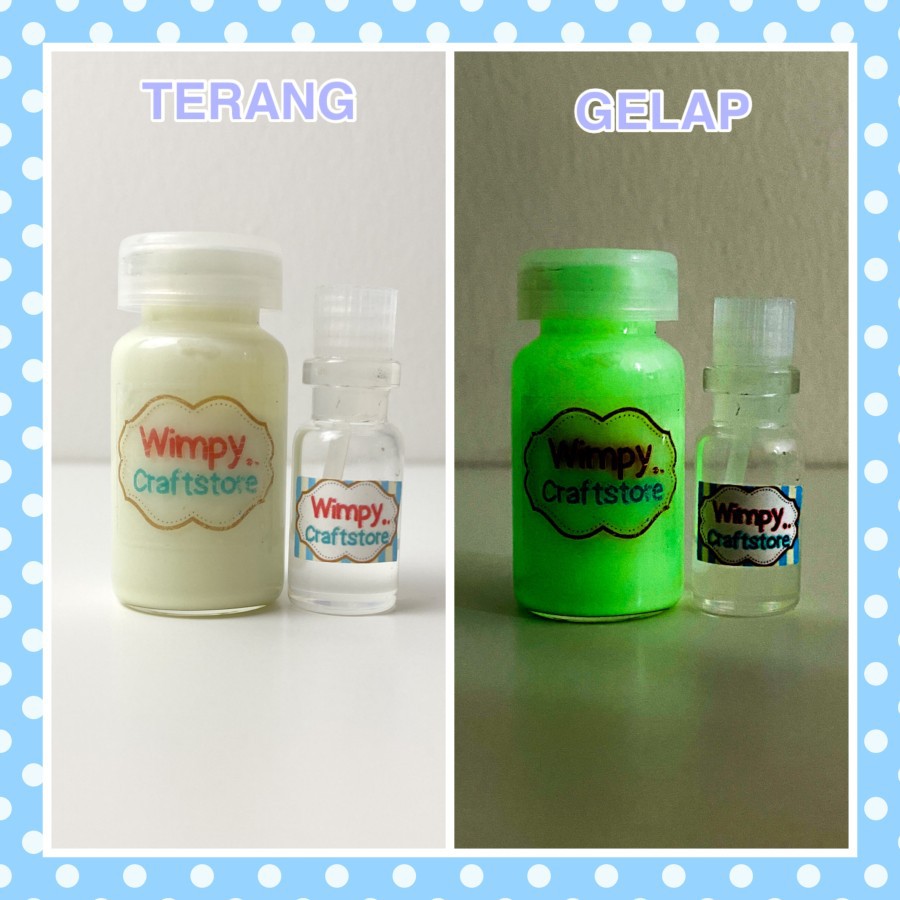 Jual Cat Glow In The Dark Paint BESI KAYU Cat Fosfor Varnish Gloss ...