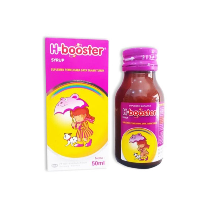 Jual H-booster Syrup (Suplemen pemelihara daya tahan tubuh) | Shopee ...