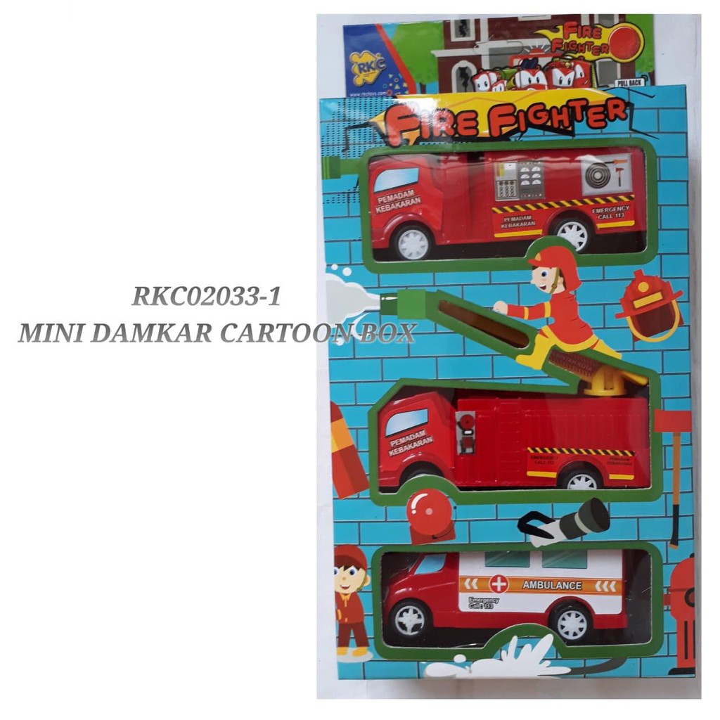 Jual Mainan Anak Mobil-Mobilan PEMADAM KEBAKARAN RKC 02033-1 | Shopee Indonesia
