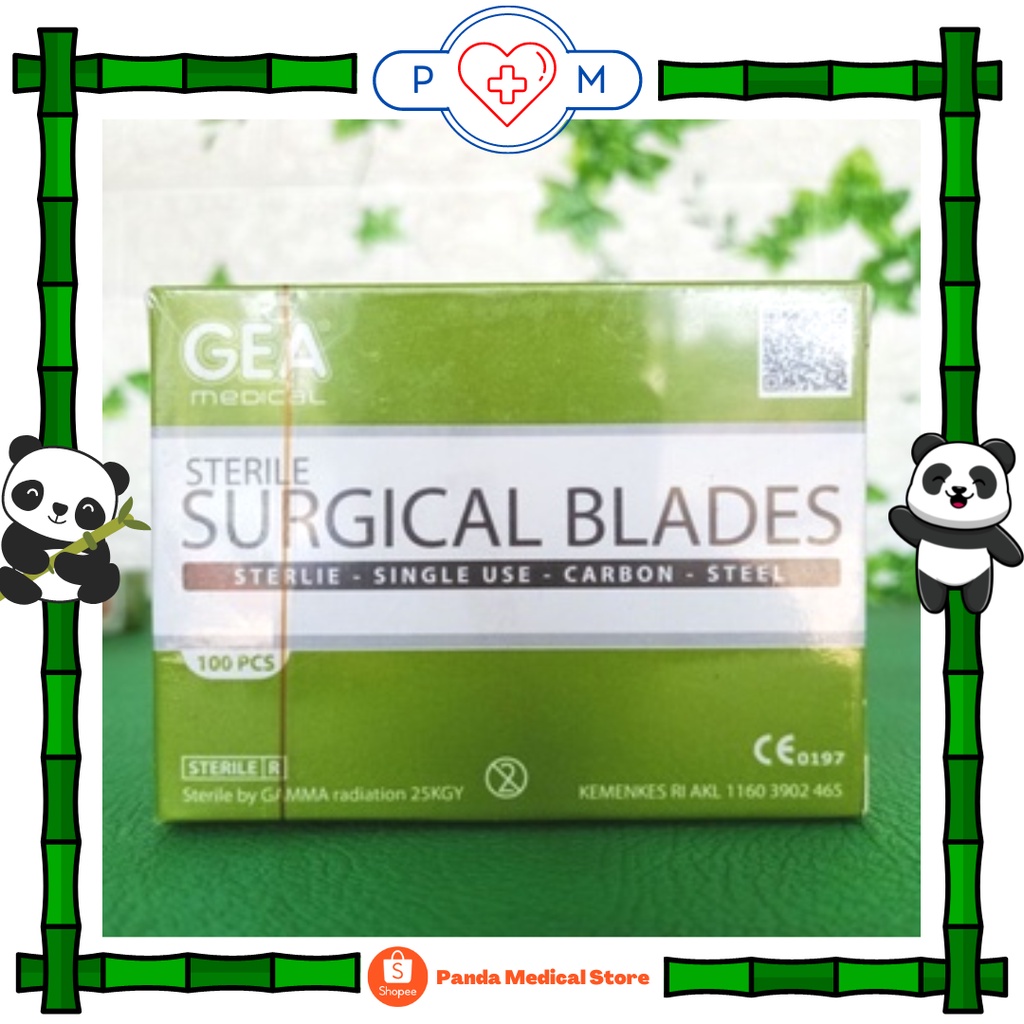 Jual Surgical Blade Bisturi / Mess / Mata Pisau Bedah isi 100 Pcs ...