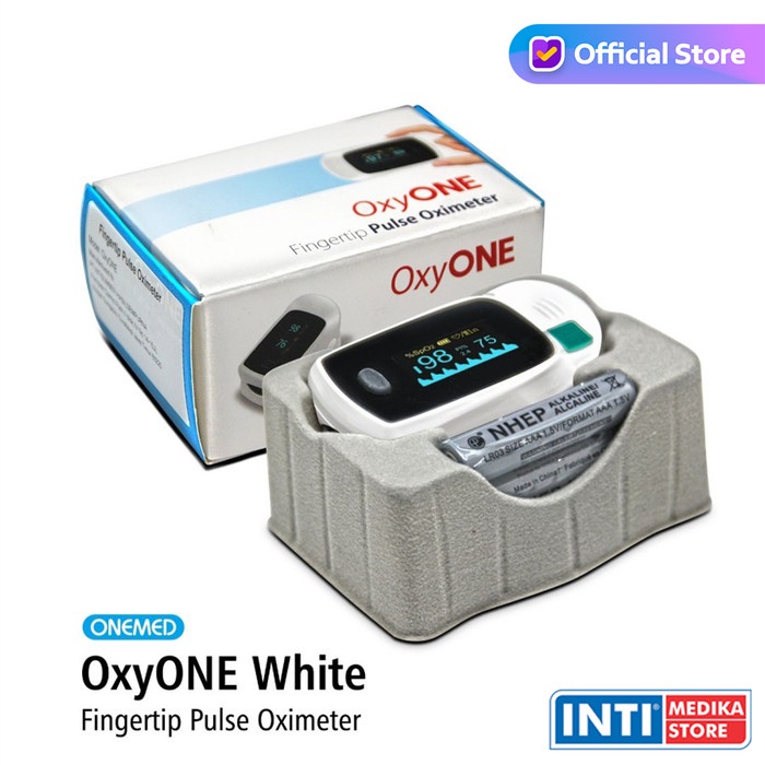 Jual Onemed - Pulse Oxymeter Oxyone Saturasi Oksigen Fingertip Oximeter #98 | Shopee Indonesia