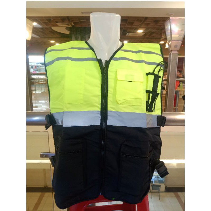 Jual Rompi Kombinasi Bahan Taslan 5 Kantong Warna Hijau | Shopee Indonesia