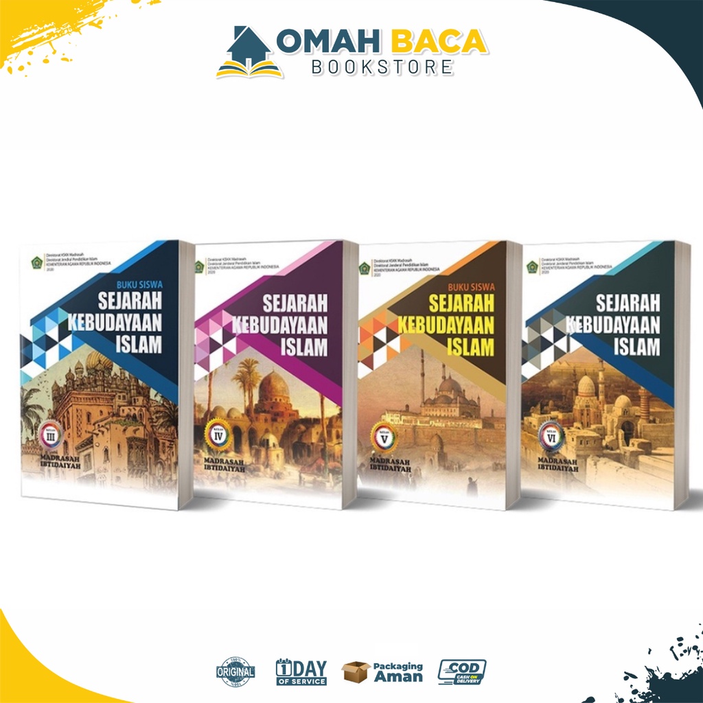 Jual KELAS 3-6 Buku Paket Siswa Sejarah Kebudayaan Islam SKI MI KEMENAG - ORIGINAL | Shopee ...
