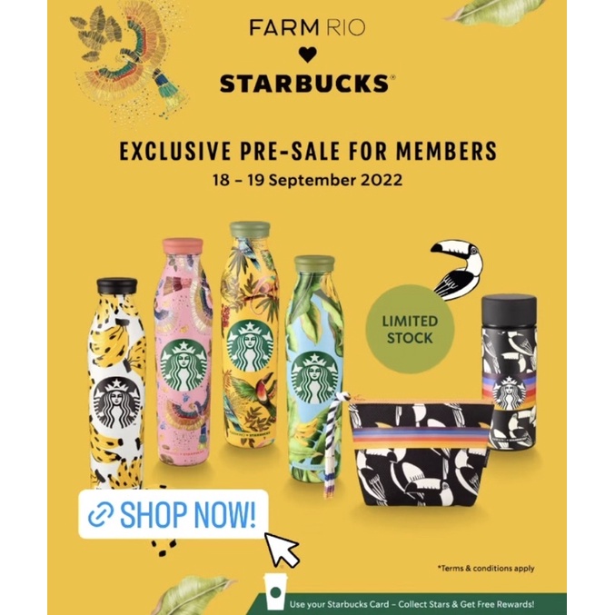 Jual Farm Rio x Starbucks Limited Edition | Shopee Indonesia