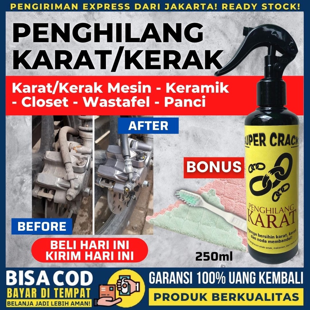 Jual PENGHILANG KARAT KERAK MESIN KENDARAAN MOTOR MOBIL CAIRAN OBAT PEMBERSIH NODA KOTORAN ...