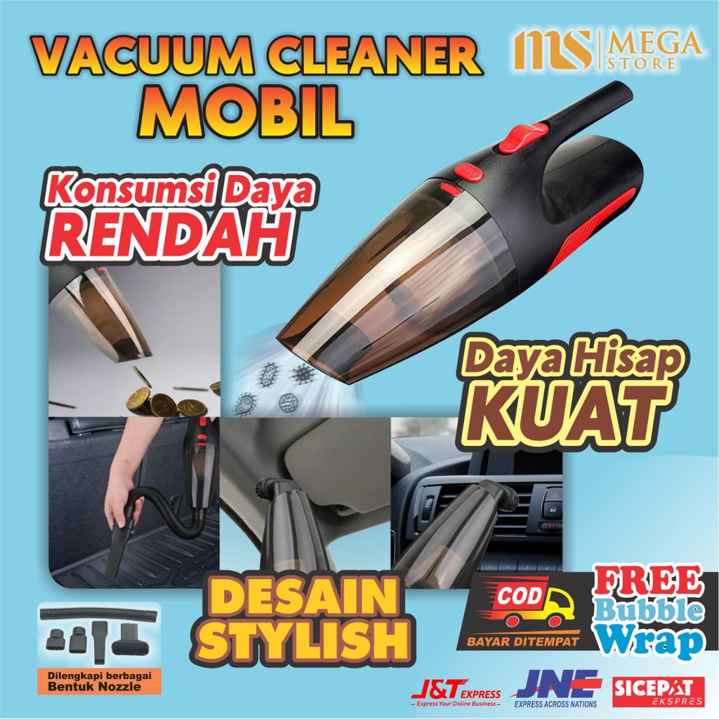 Jual Vacuum Vacum cleaner mobil Portable Penyedot Debu Mobil dan rumah ...