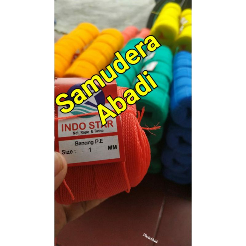 Jual Tali tambang plastik 1 mm, benang kenur, tali layangan, tali ...