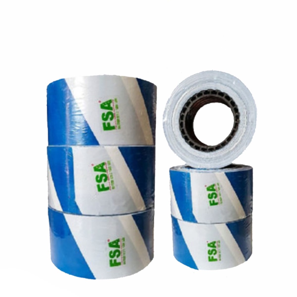 Jual Safety Line Garis Proyek Police Line FSA 3"x500m Warna Biru Putih ...