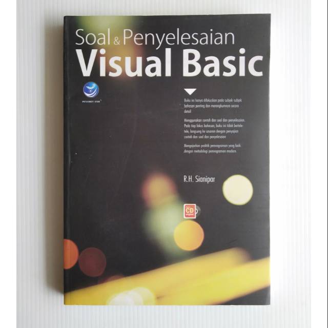 Jual BUKU ORIGINAL Soal dan penyelesaian visual basic + CD Original Penerbit Andi publisher ...