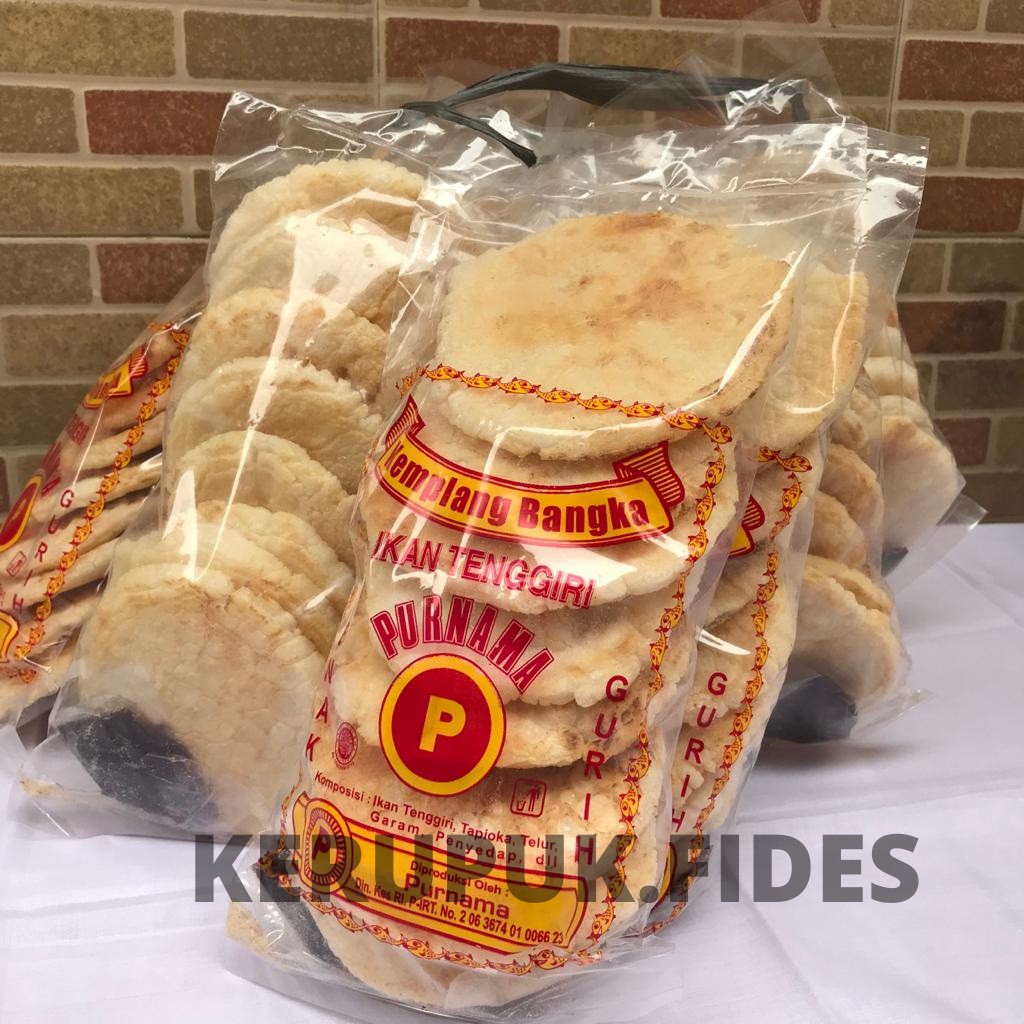 Jual Kerupuk Kemplang Bangka Merk Purnama - Isi 8 Pcs Pedas Gurih Enakk ...