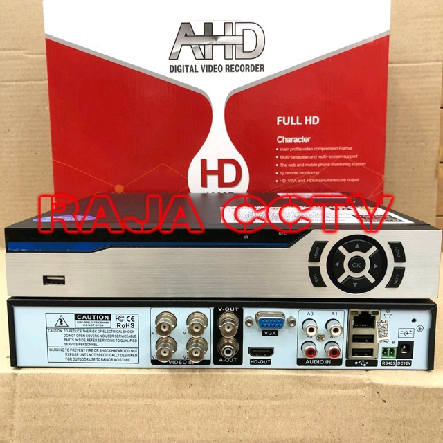 Jual DVR 4 channel Full HD 1080P 6 in 1 Cocok tipe Kamera, Auto detect ...