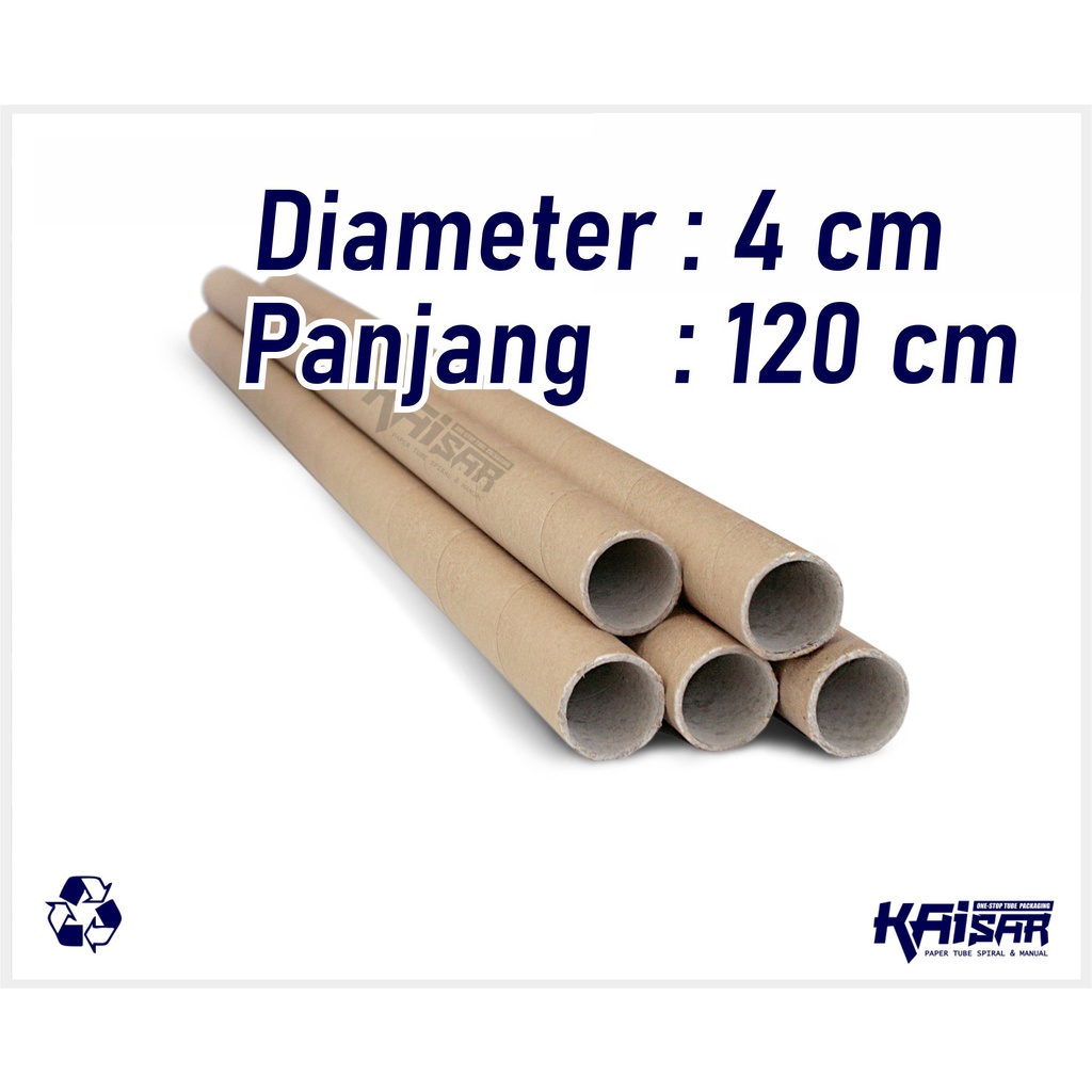 Jual Tabung Selongsong Kertas Packing Paper Tube - Diameter 4 CM | Shopee Indonesia