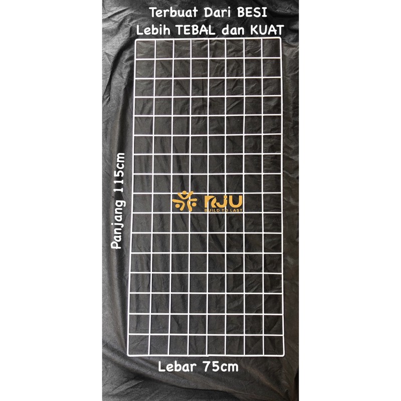 Jual Jaring Ram Besi Coating Putih Bahan Tebal (75x115cm) | Shopee ...
