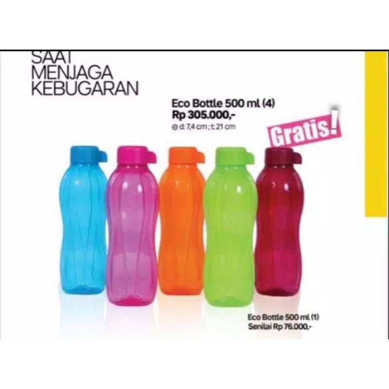 Jual eco botol 5pcs 500ml | Shopee Indonesia