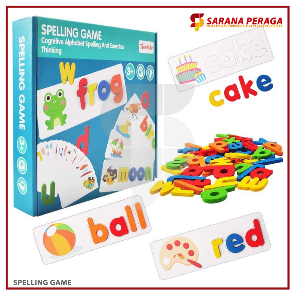 Jual SaranaPeraga - Spelling Game Mengenal Huruf dan Menyusun Kata ...