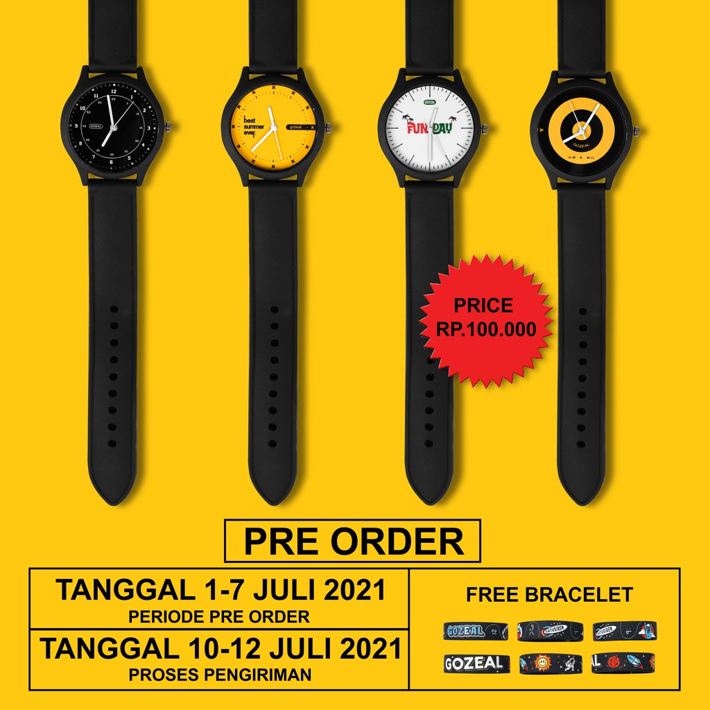 Jual PRE ORDER ANALOG WATCHES by GOZEAL | Shopee Indonesia