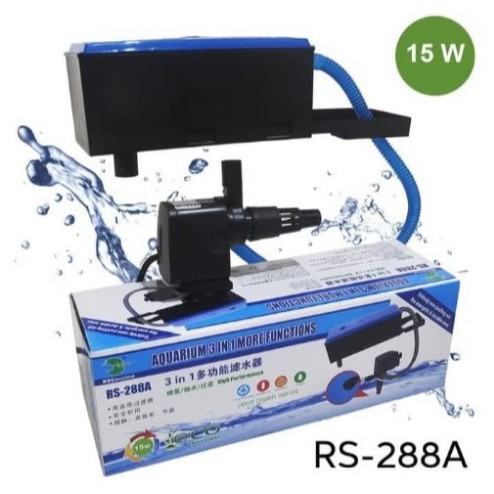 Jual RS-288a Risheng Box Filter Akuarium Aquarium Top Filter RS288A ...