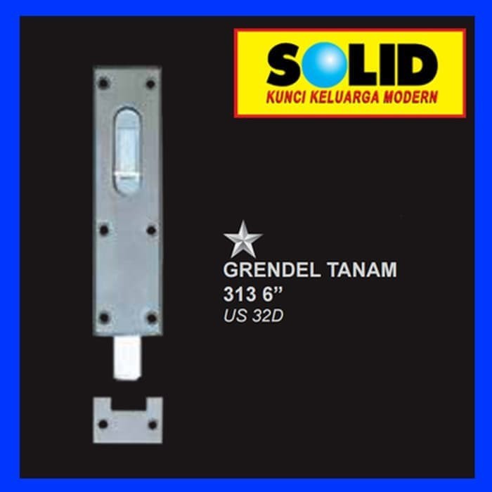 Jual SOLID - SELOT/GRENDEL TANAM SOLID 313 6" FOLDASIDE GARAGE RAIL ...