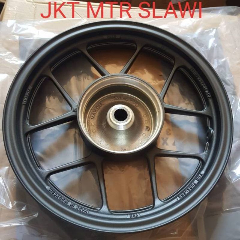 Jual Velg belakang vario 150 vario 125 belakang ori honda ahm thn 2016 ...