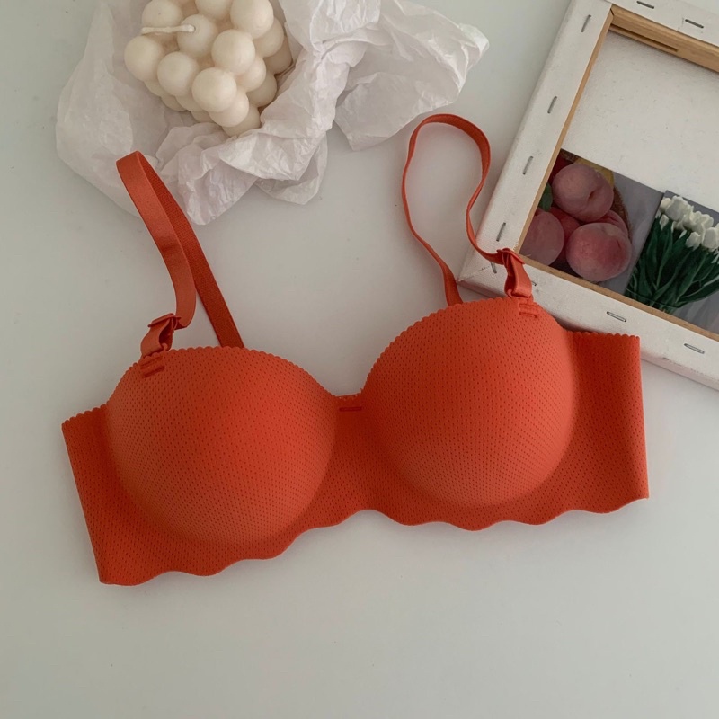 Jual Summer bra push up light and small chest gathered comfort simple ...