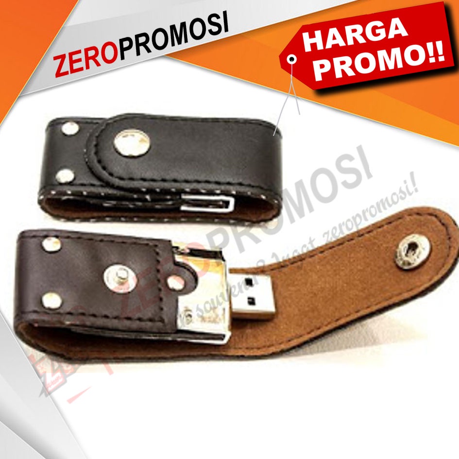 Jual Souvenir flashdisk cover kulit FDLT24 dengan kancing - min 100pcs ...