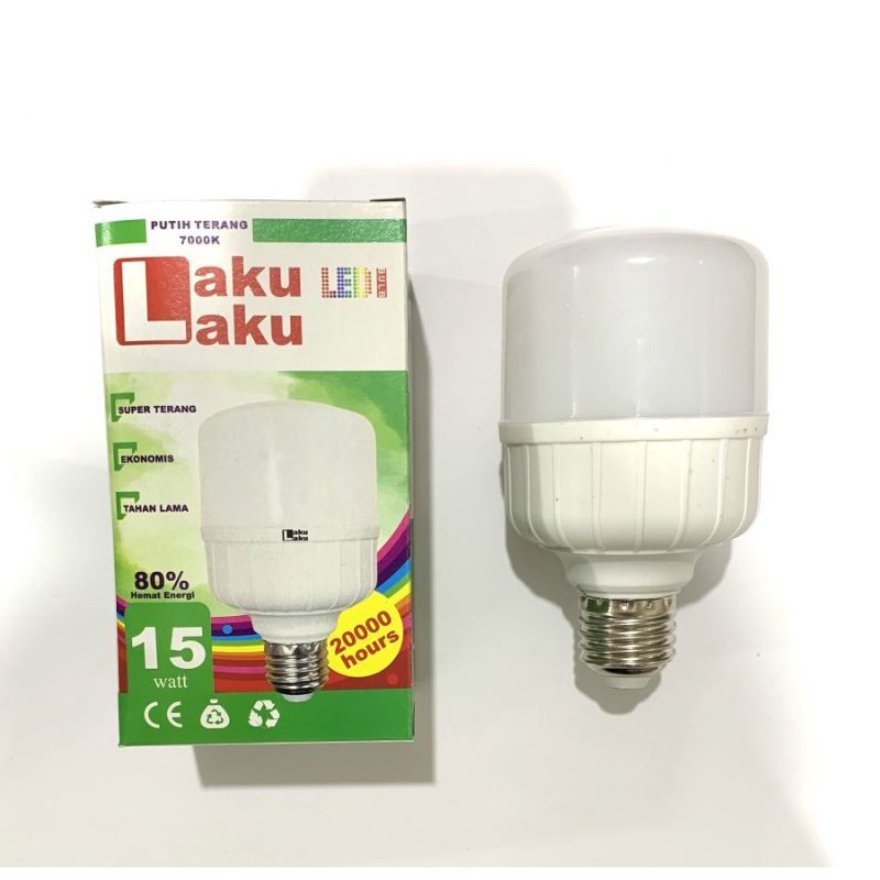 Jual LAMPU LAKU LAKU 15 Watt(1pcs)/Lampu LED/Bohlam/Lampu Energi/Lampu Energy | Shopee Indonesia