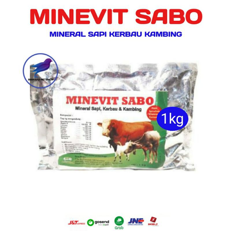 Jual MINEVIT SABO MINERAL SAPI KERBAU KAMBING 1KG | Shopee Indonesia