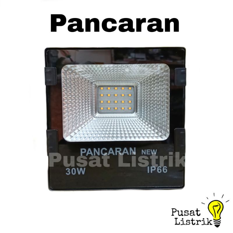 Jual Lampu Sorot LED 30 Watt Pancaran + Bubble Wrap Lampu Tembak LED 30W 50W 100W Pancaran ...