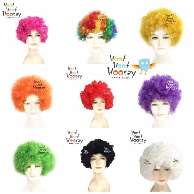 Jual Wig Kribo keriting/ Wig Badut badud / Wig Cosplay costplay ...
