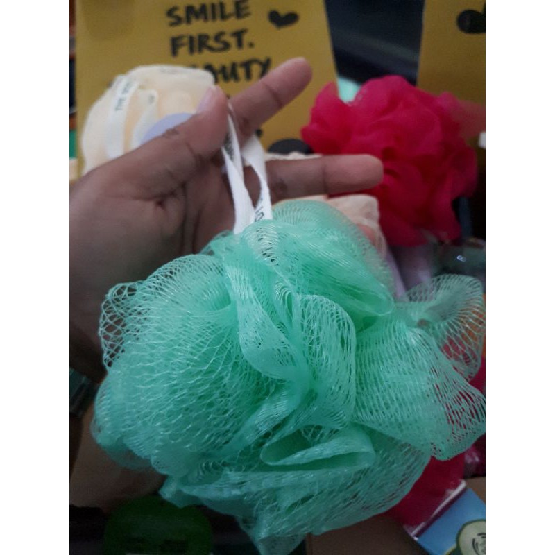 Jual Shower Puff Mini The Body Shop | Shopee Indonesia