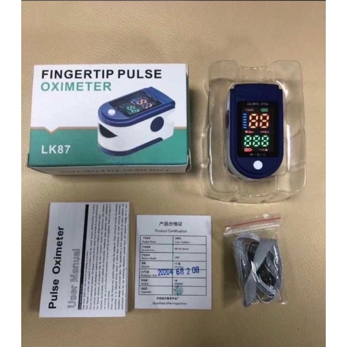 Jual Pulse oximeter pulse oximetry alat ukur saturasi oksigen | Shopee ...