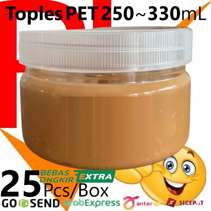 Jual Toples Plastik 250~330 mL /Box Jar PET 300mL Pot 0,3L Tabung 300 mL | Shopee Indonesia